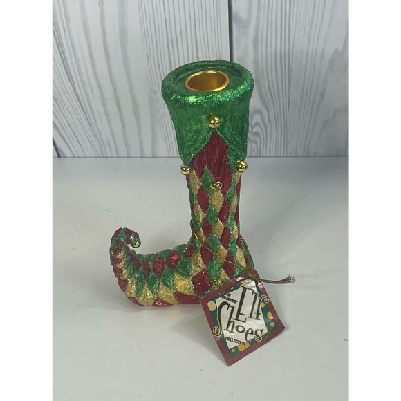 Boston Warehouse | Accents | New Boston Warehouse Elf Shoe Taper Candle ...
